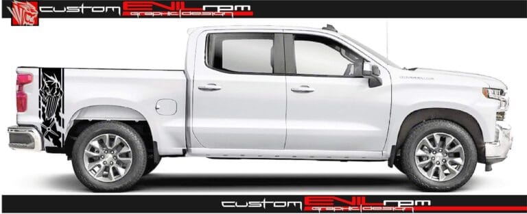 Best customized Vinyl 2019 Chevrolet Silverado Vinyl Decal Graphics on ...